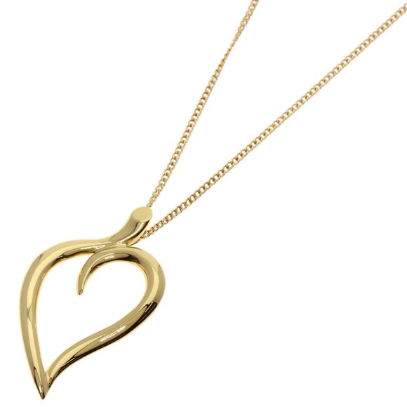 Tiffany & Co. | Jewelry | Tiffany Co Elsa Peretti Leaf Necklace 8k ...